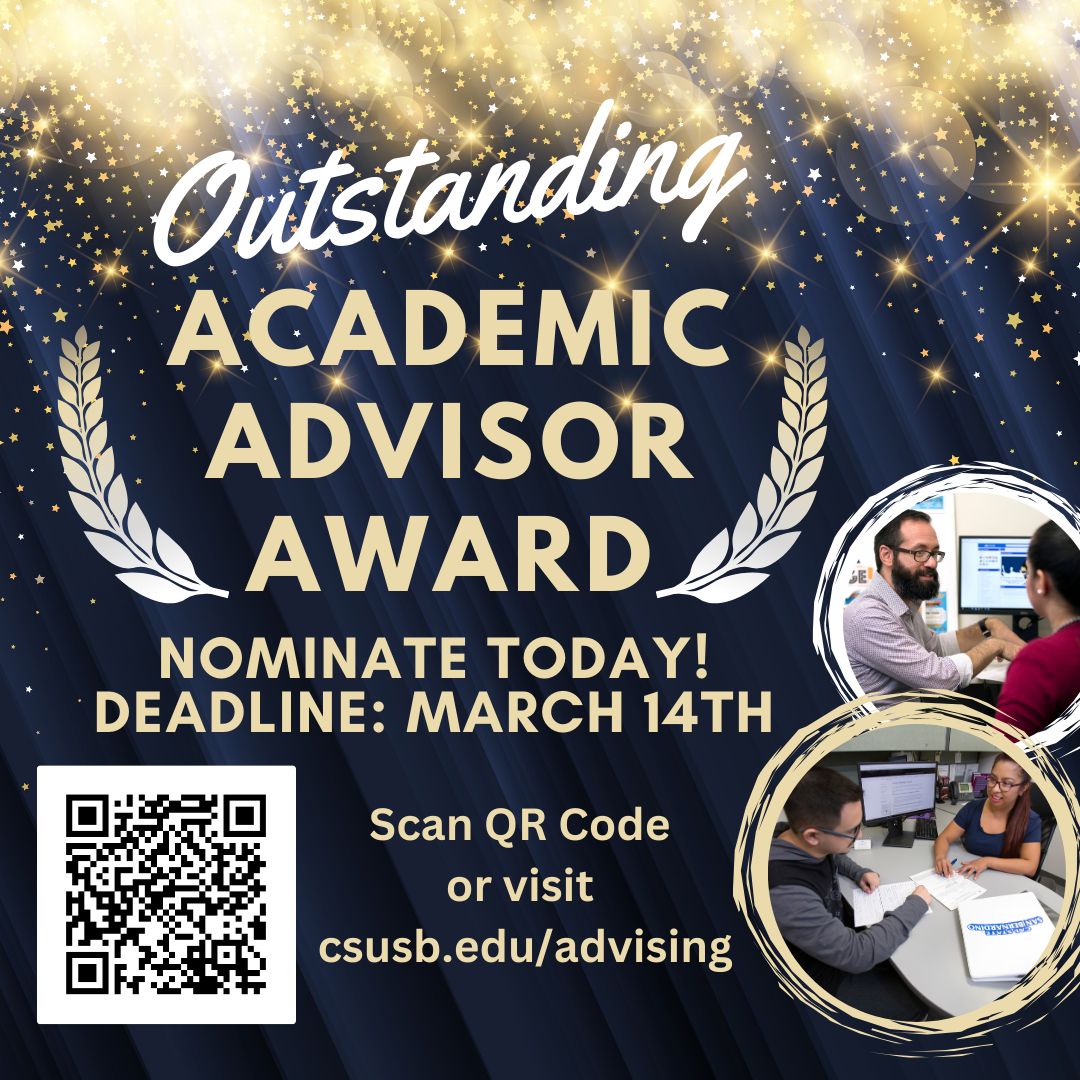Outstanding Professional Advisor | Academic Advising | CSUSB